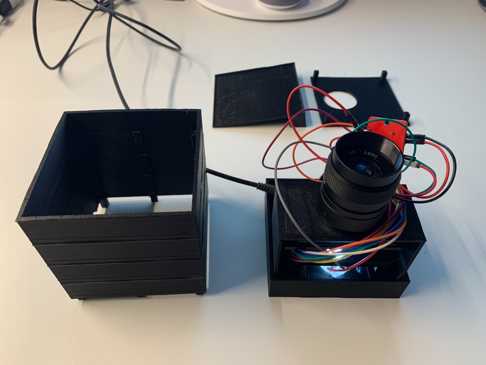 DIY arduino projection clock