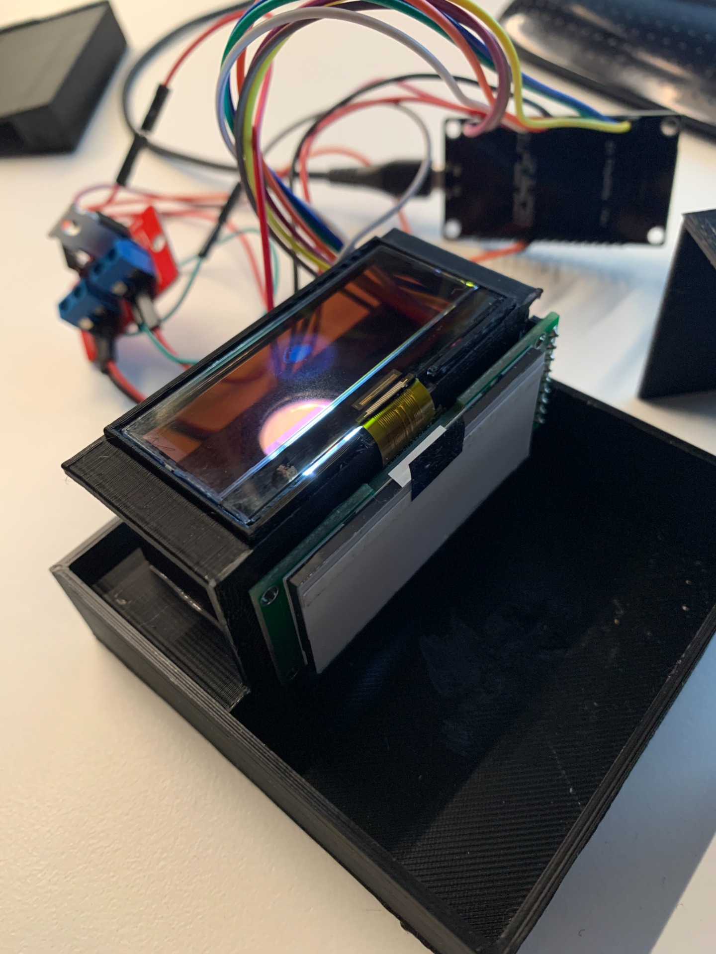 DIY arduino projection clock