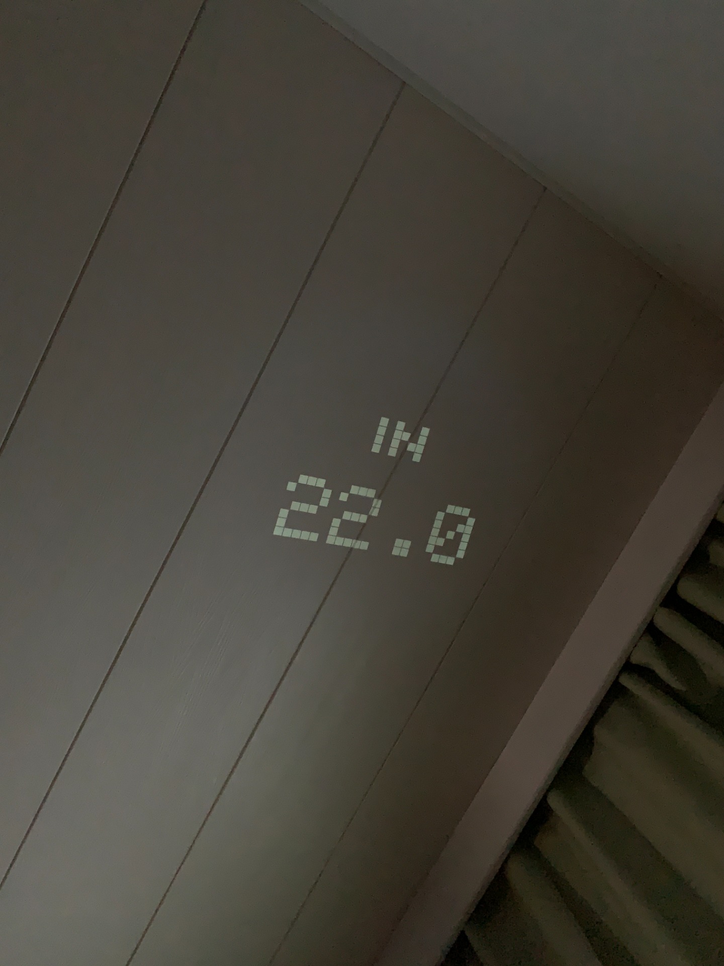 DIY arduino projection clock